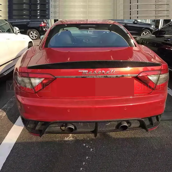 Carbon Fiber Rear Lid Trunk Spoiler Tail for Maserati GranTurismo ...